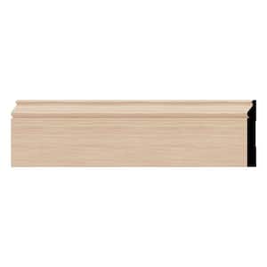 Ekena Millwork WM163 0.56 in. D x 5.25 in. W x 96 in. L Wood Alder ...
