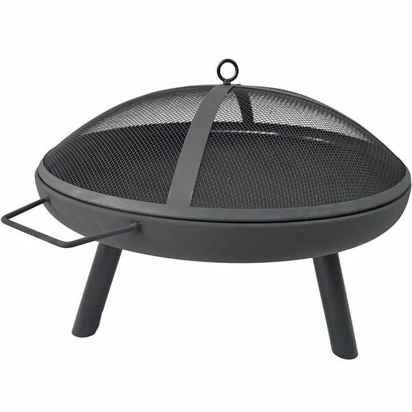 Coporesell 28.7 in. Portable Metal Fire Pit CLQSFP03B-1 - The Home Depot