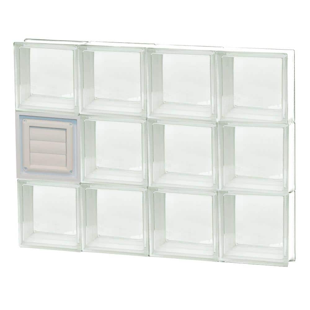 Clearly Secure 31 in. x 23.25 in. x 3.125 in. Frameless Clear Glass ...