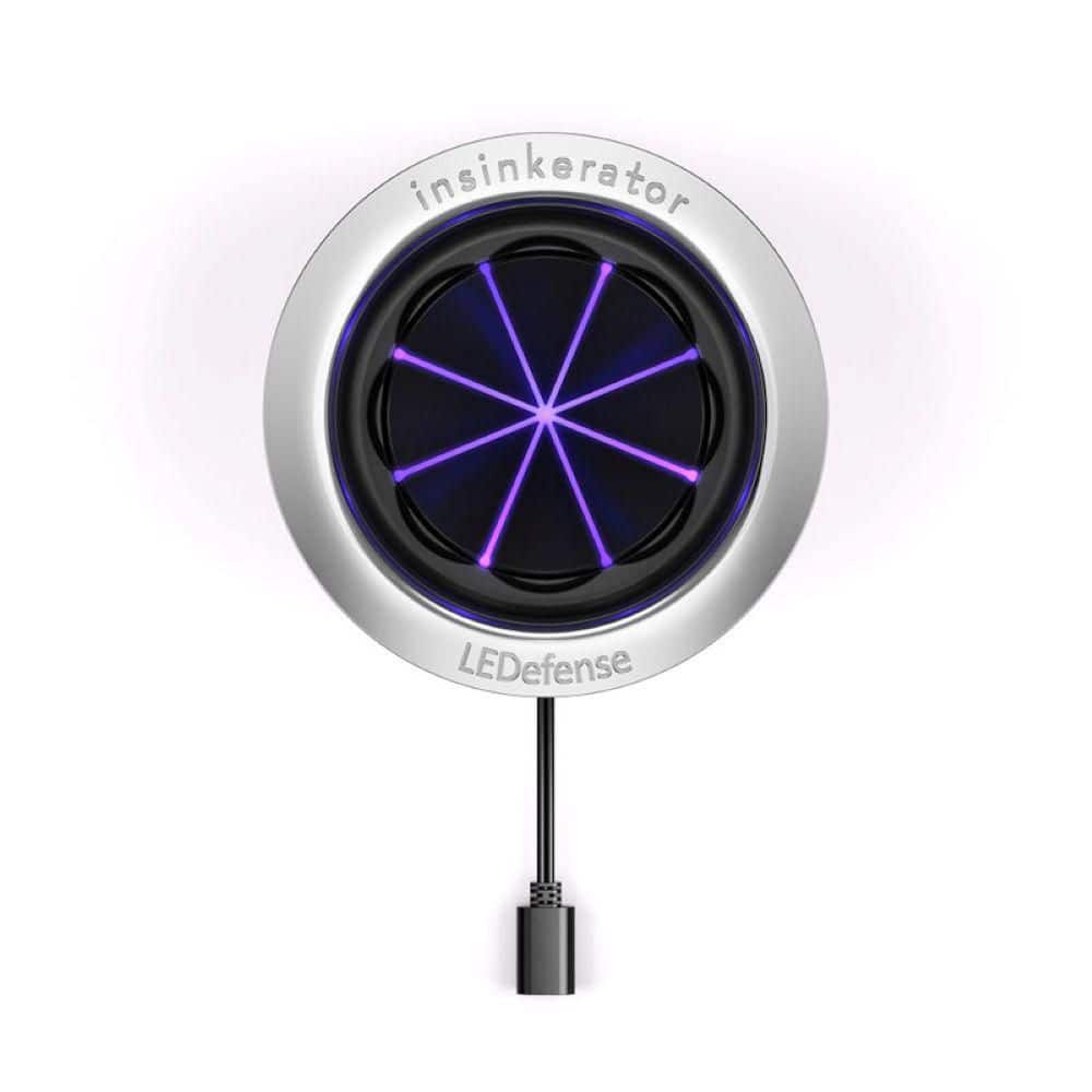 InSinkErator LEDefense Garbage Disposal Flange, Antimicrobial LED ...