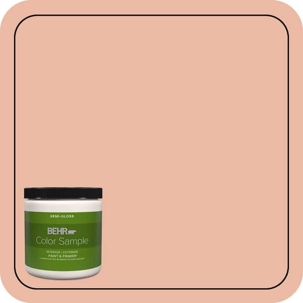 BEHR PREMIUM PLUS 8 oz. #M200-3 Sunset Drive Semi-Gloss Interior ...