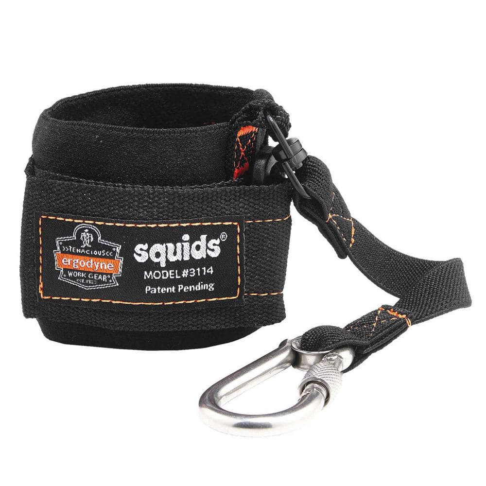 Ergodyne 3 lbs. Black Pull-On Wrist with Carabiner Tool Lanyard 3114 ...