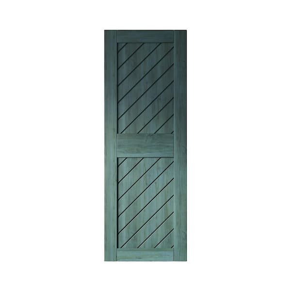 HOMACER XT1 48 in. x 84 in. C-Panel Solid Core Royal Pine Slanted ...