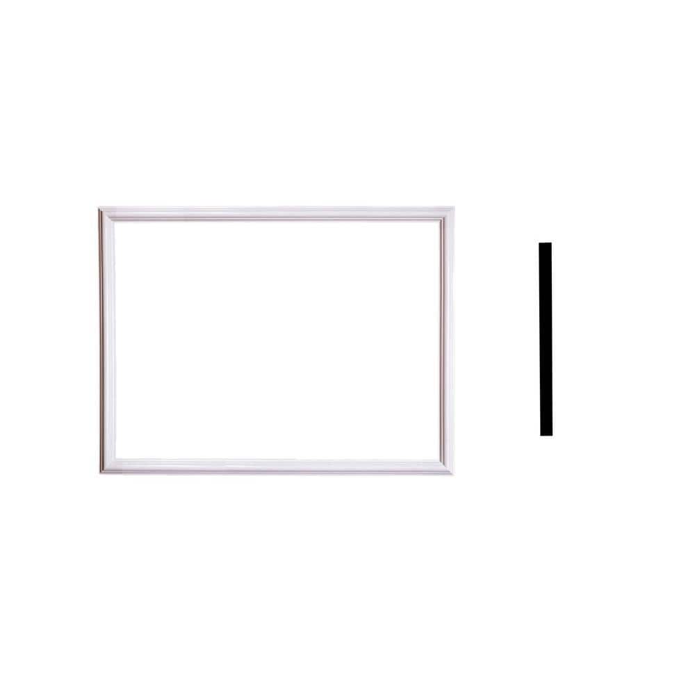 Focal Point System A with L-Corners 1-1/2 in. x 24 in. x 24 in. Primed ...