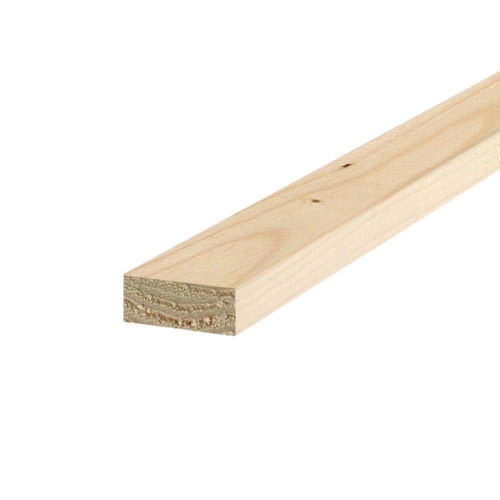 Edge 1 in. x 2 in. x 8 ft. #2 & Better S1S2E Trim Board 4856 - The Home ...
