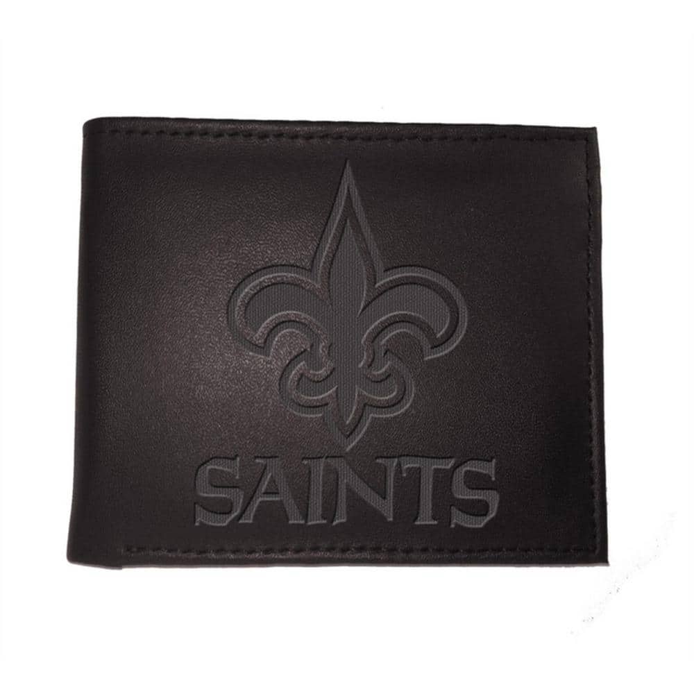 Team Sports America New Orleans Saints NFL Leather Bi-Fold Wallet ...