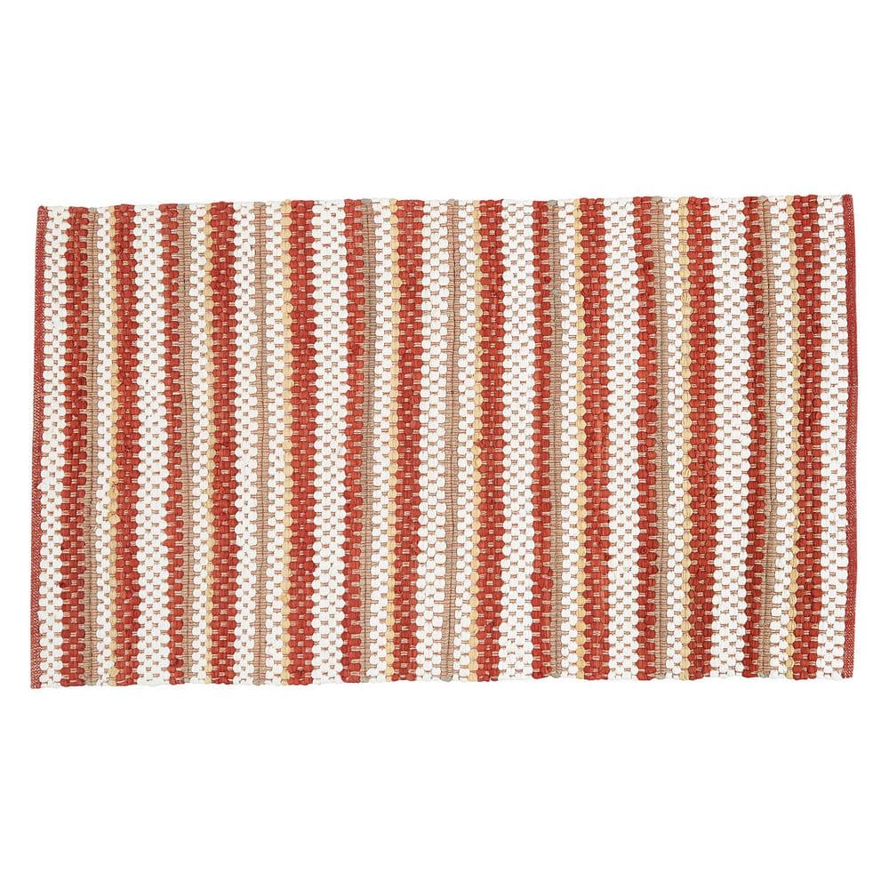 Park Designs Red 3 ft. x 5 ft. Kingswood Chindi Area Rug 4973-252 - The ...