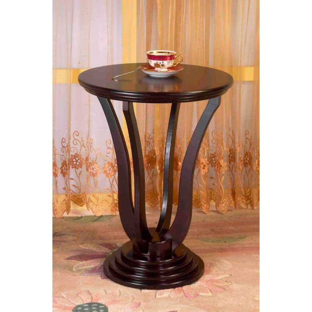 Homecraft Furniture Dita Espresso End Table H-140 - The Home Depot