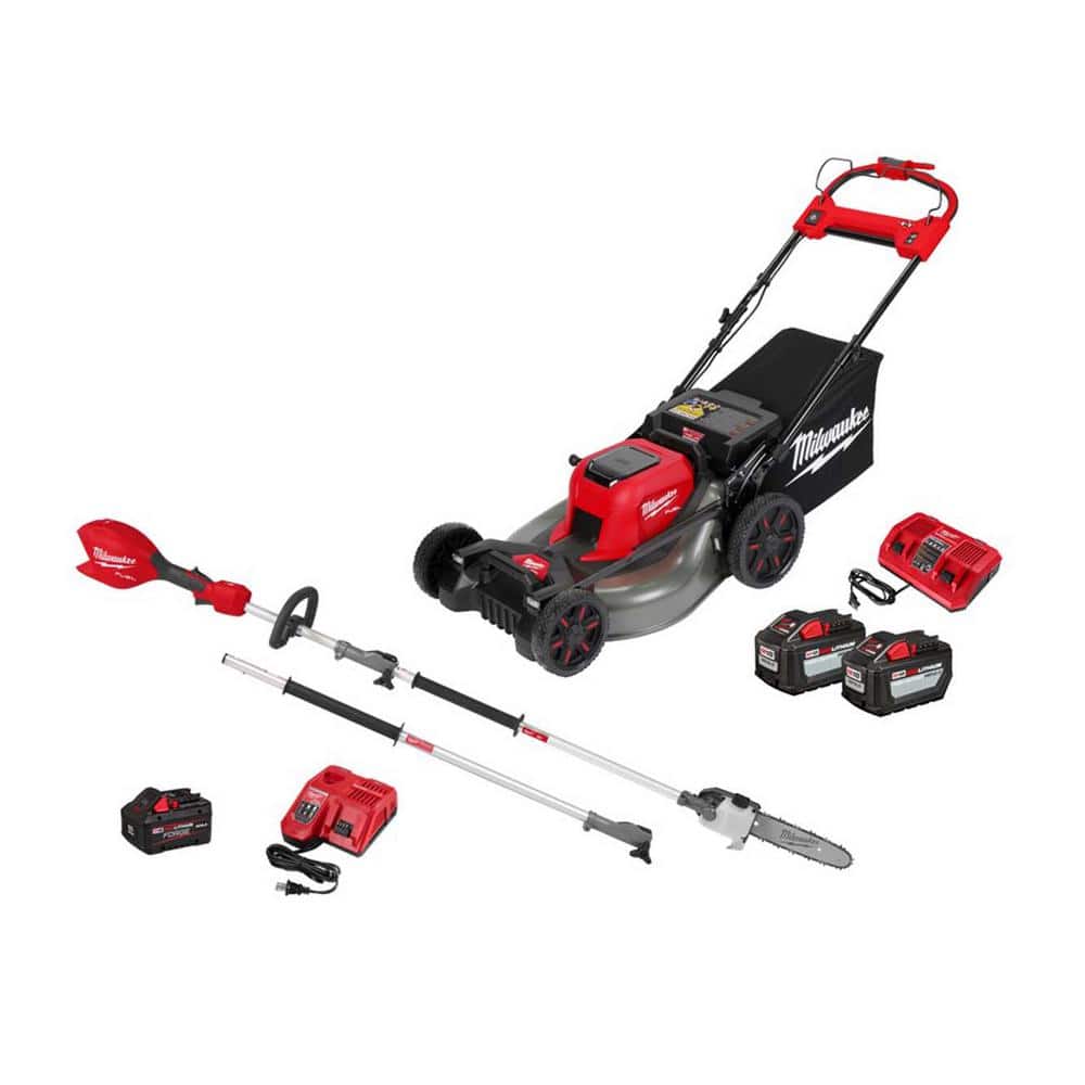 Milwaukee M18 FUEL 18V 21 in. Brushless Cordless Dual Battery Self ...