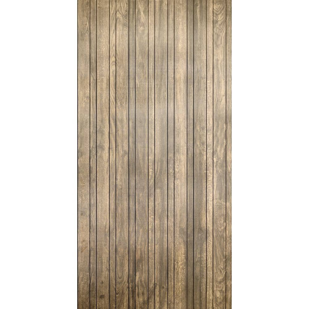 3/16 in. x 96 in. x 48 in. Barrel White Oak MDF Composite Decorative ...