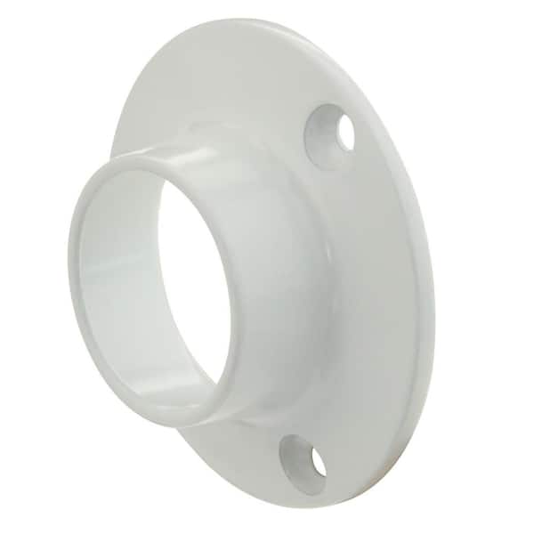 Everbilt 1-5/16 in. Heavy-Duty White Closet Pole Sockets (2-Pack)