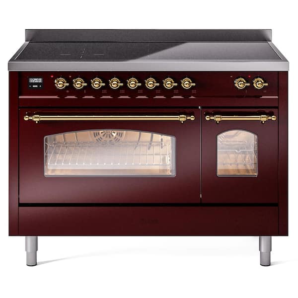 Reviews for ILVE Nostalgie 48 in. 6 Zone Freestanding Double Oven ...