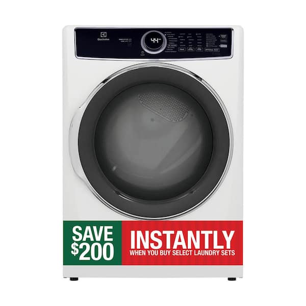 Electrolux 8 cu. ft. vented Front Load Stackable Electric Dryer in ...