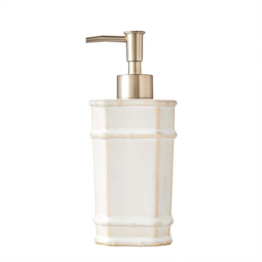 Saturday Knight Bamboo Lattice Freestanding Lotion / Soap Dispenser in ...