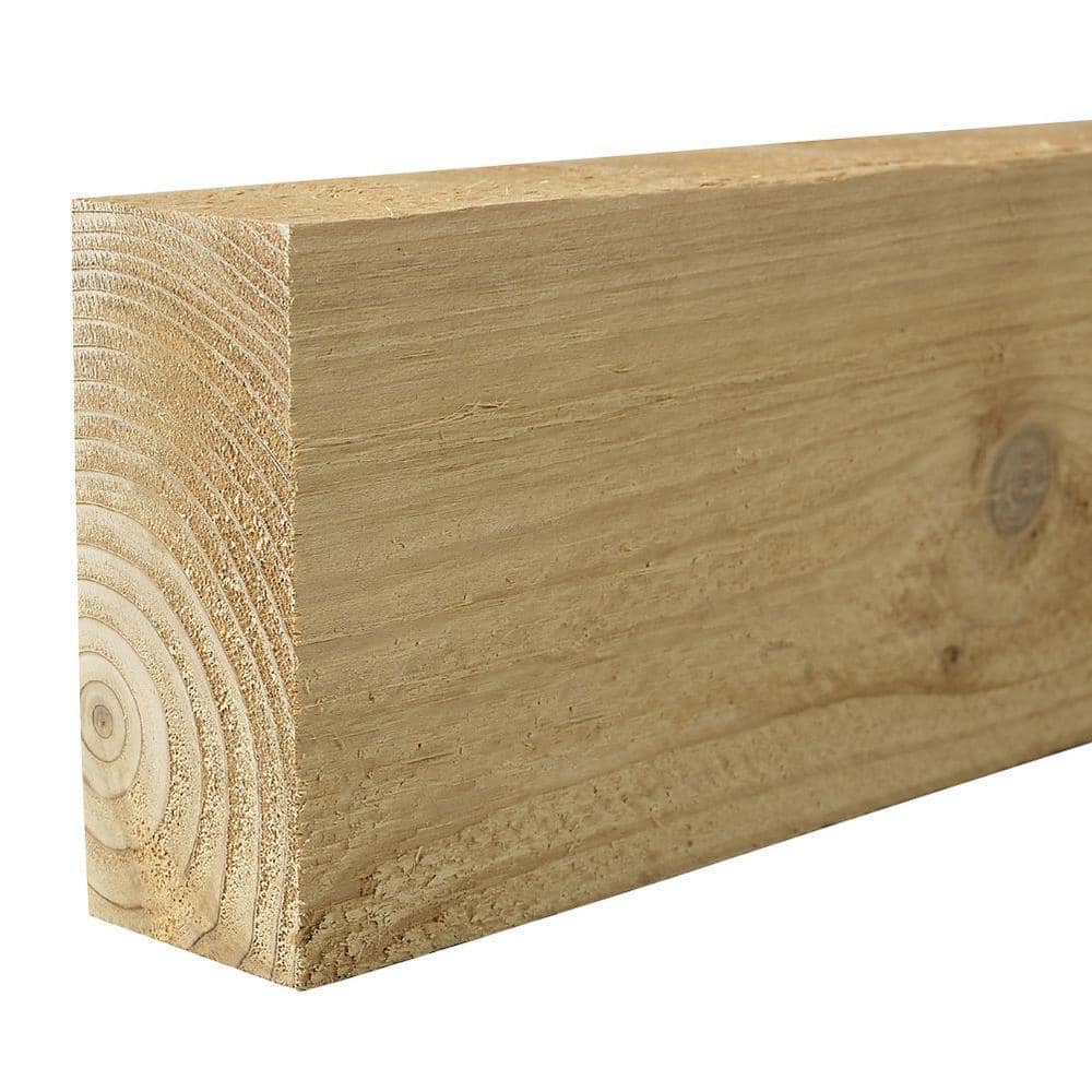 2 in. x 4 in. x 10 ft. Rough Green Western Red Cedar Lumber 501494 ...
