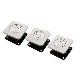 Utopia 4niture Louda 3-Piece Body Spray/Body Jet in Brushed Gold-Round ...