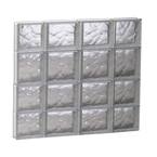 Clearly Secure 27 in. x 25 in. x 3.125 in. Frameless Wave Pattern Non ...