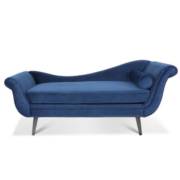 Harper & Bright Designs Calvert Contemporary 71 in. W Blue Flared Arm ...