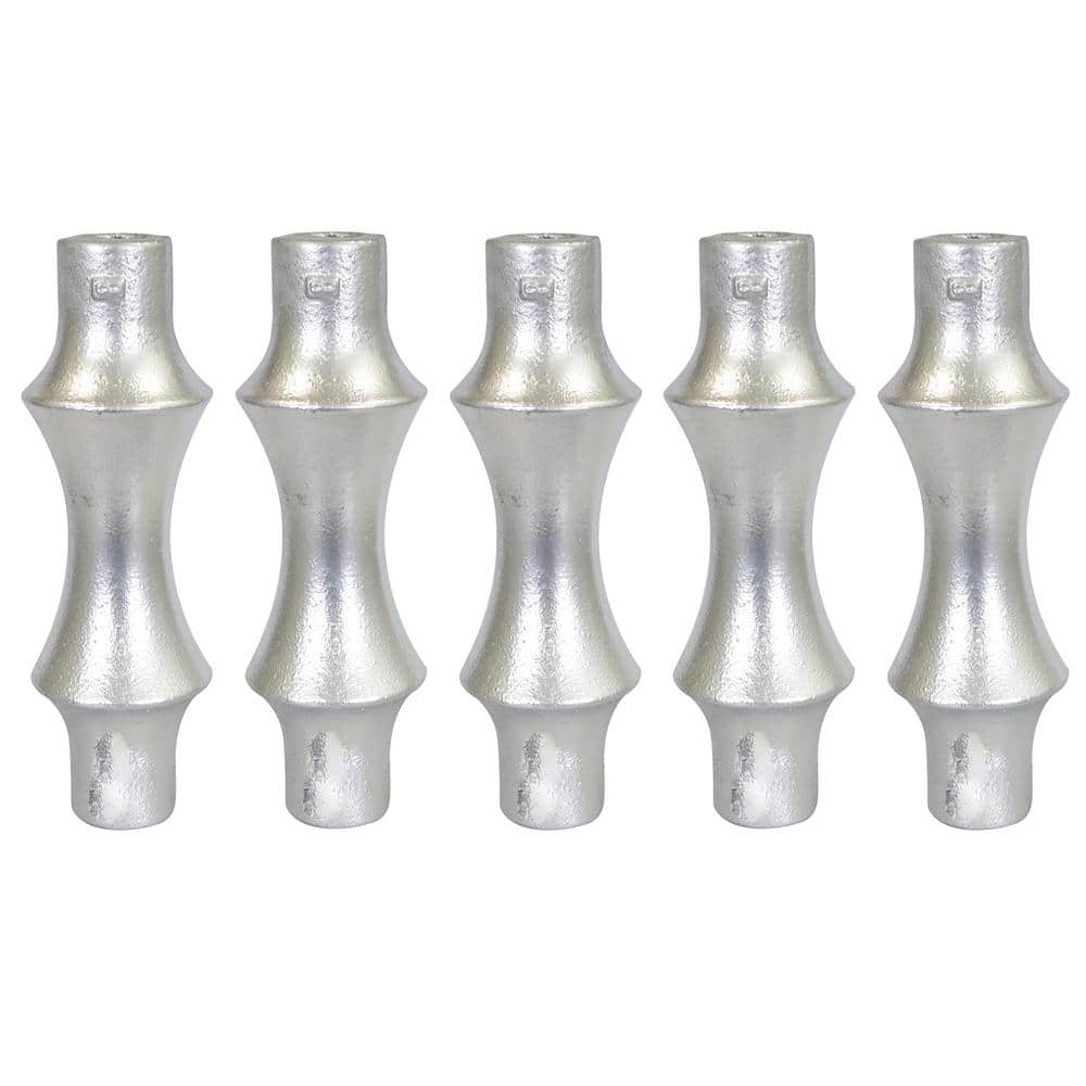 PLUMBFLEX 12 in. Galvanized Steel Hot Dipped Pipe Roller Replacement (5 ...