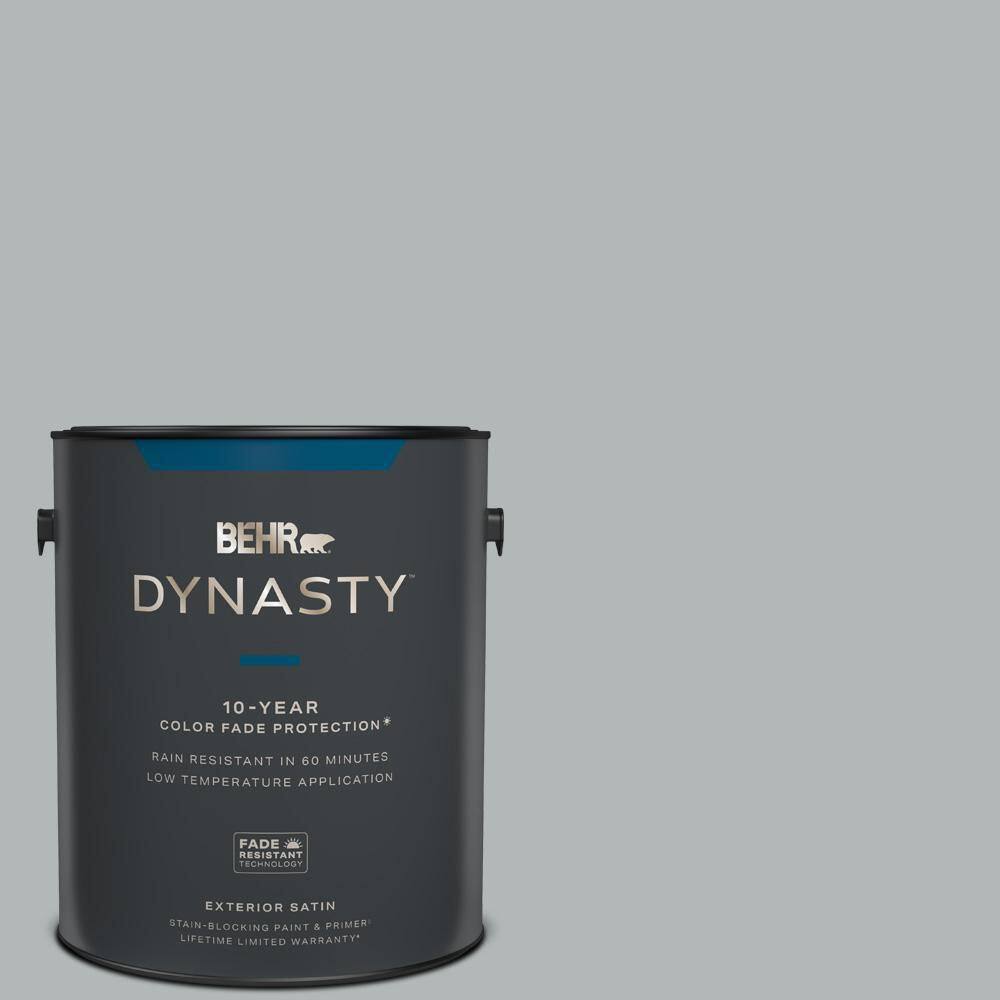 BEHR DYNASTY 1 gal. #N450-3 Meteor Shower Satin Enamel Exterior Stain ...