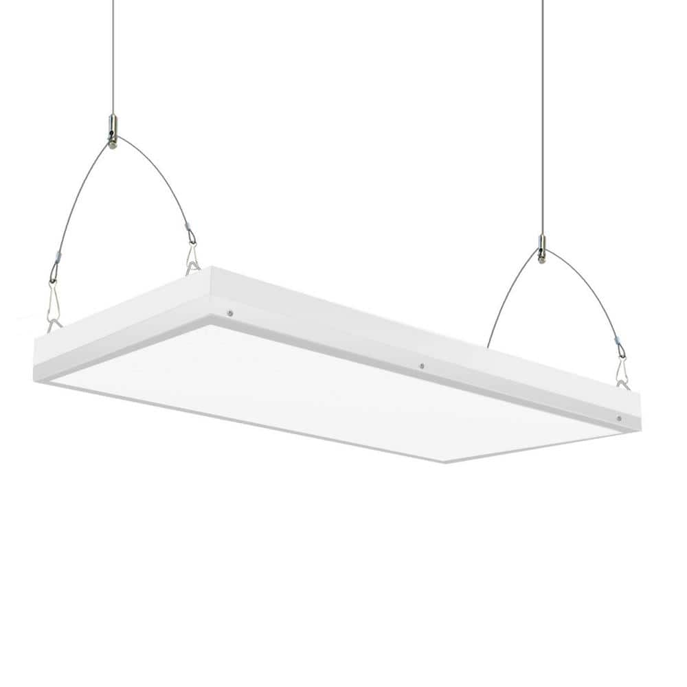 Honbei 2 ft. 500-Watt Equivalent Integrated LED White High Bay Light ...