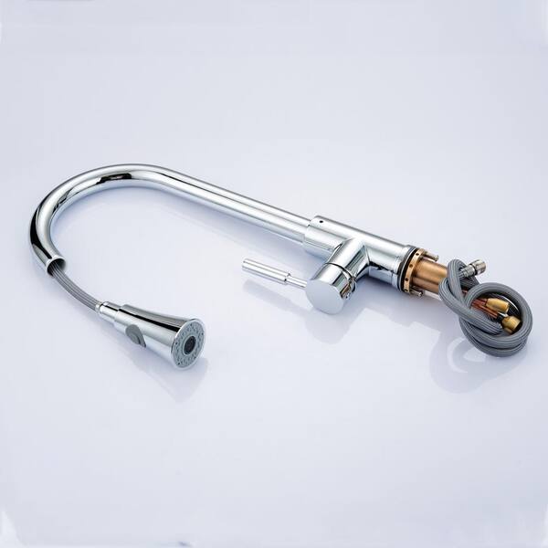 Staykiwi Single Handle Pull Down Sprayer Kitchen Faucet with Advanced ...