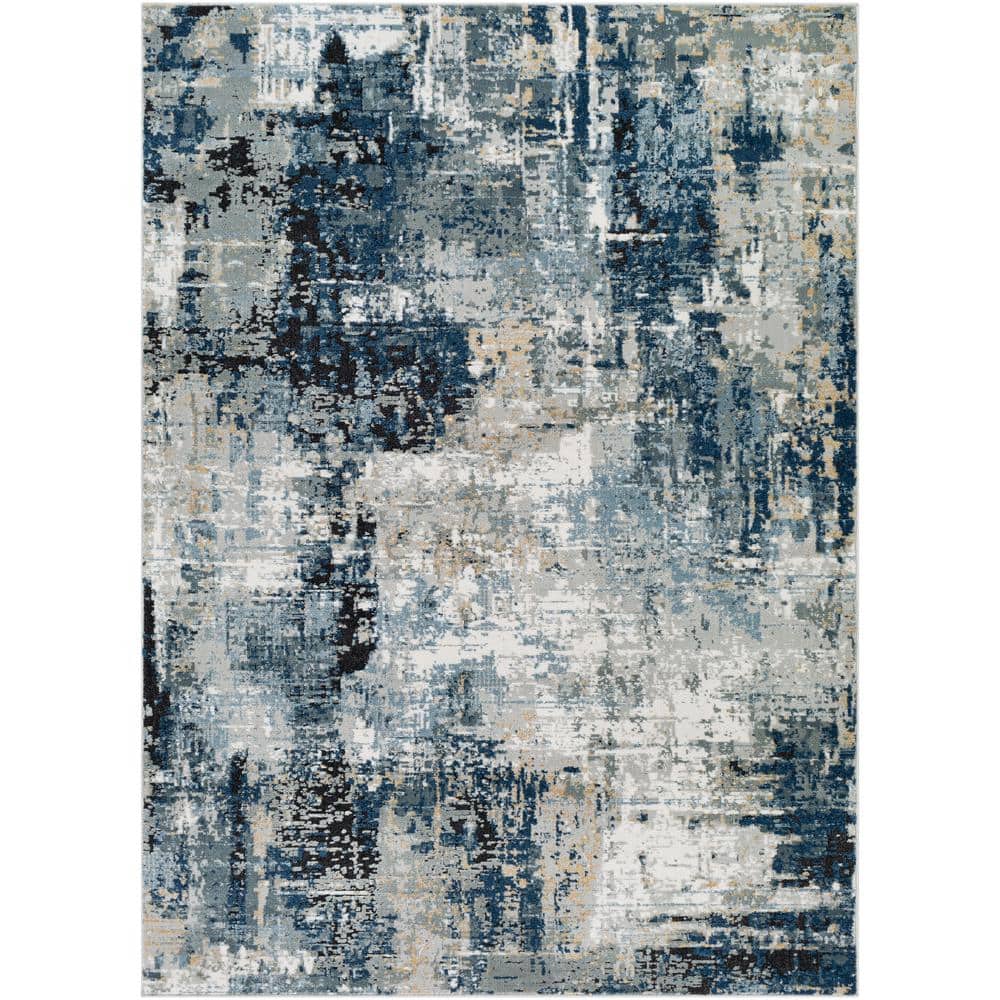 Livabliss Zarel Navy 9 ft. x 12 ft. Area Rug S00161034288 - The Home Depot