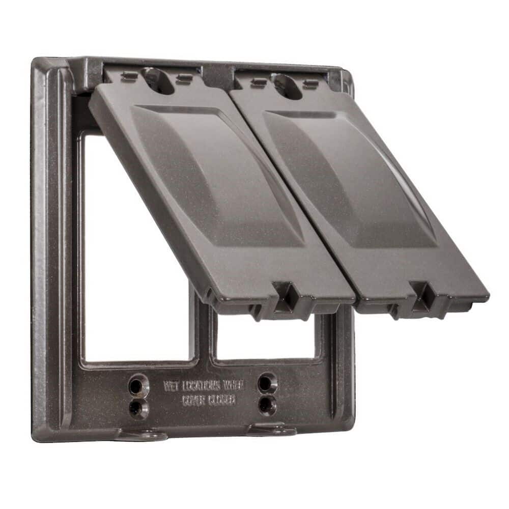 Southwire 16-in-1 Weatherproof Double Gang Multi-Use Vertical Device ...