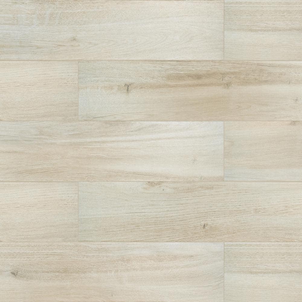 MSI Benson Park 6 in. x 36 in. Matte Porcelain Floor and Wall Tile (13. ...