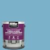 BEHR PREMIUM 1 gal. #M490-4 Frisky Blue Textured Low-Lustre Enamel ...