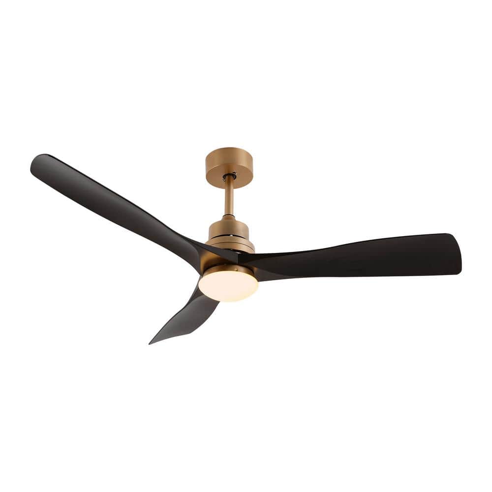 OUKANING 48 in. Integrated LED Indoor Reversible 6 Speeds Smart Timing ...