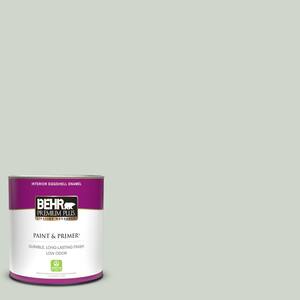 BEHR DYNASTY 5 gal. #ICC-48 Aspen Mist Satin Enamel Exterior Stain ...