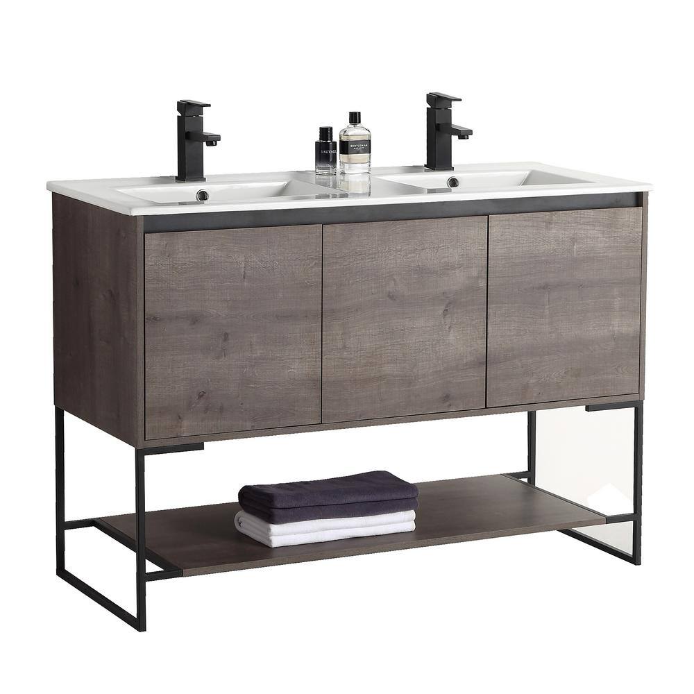 FINE FIXTURES Urbania 48 In W X 18 5 In D X 33 5 In H Bath Vanity In