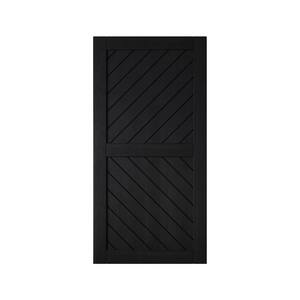 HOMACER XT3 30 in. x 84 in. C-Panel Solid Core Early American Slanted ...