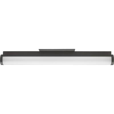 Lithonia Lighting 9.7-Watt 13.5 in. Bronze Integrated LED Vanity Light ...