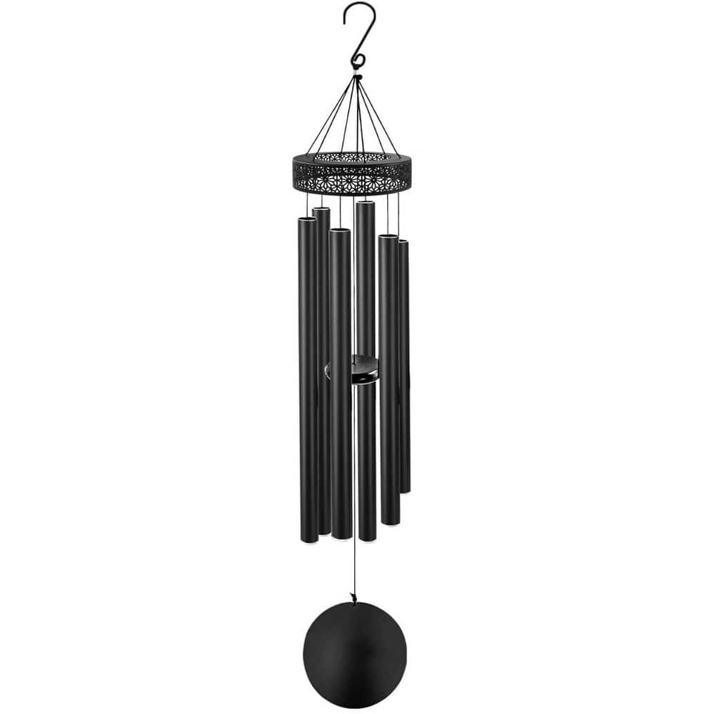 Phewnyzo 48 in. Aluminum Deep Tone Wind Chimes with 6 Heavy Tubes for ...