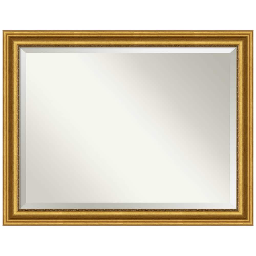 Amanti Art Parlor Gold 452 in. x 352 in. Bathroom Vanity Mirror ...