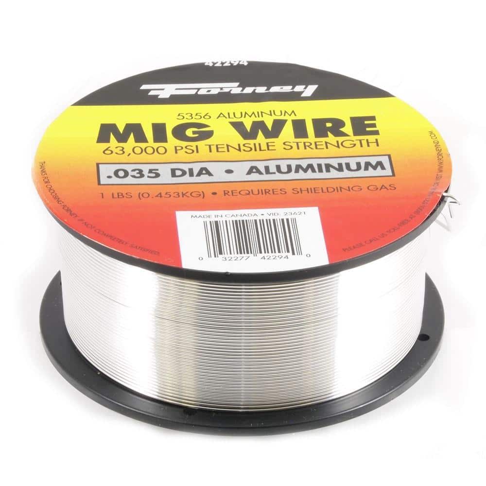 Forney 0.035 Dia 5356 Aluminum Alloy MIG Wire 1 lb. Spool 42294 - The ...