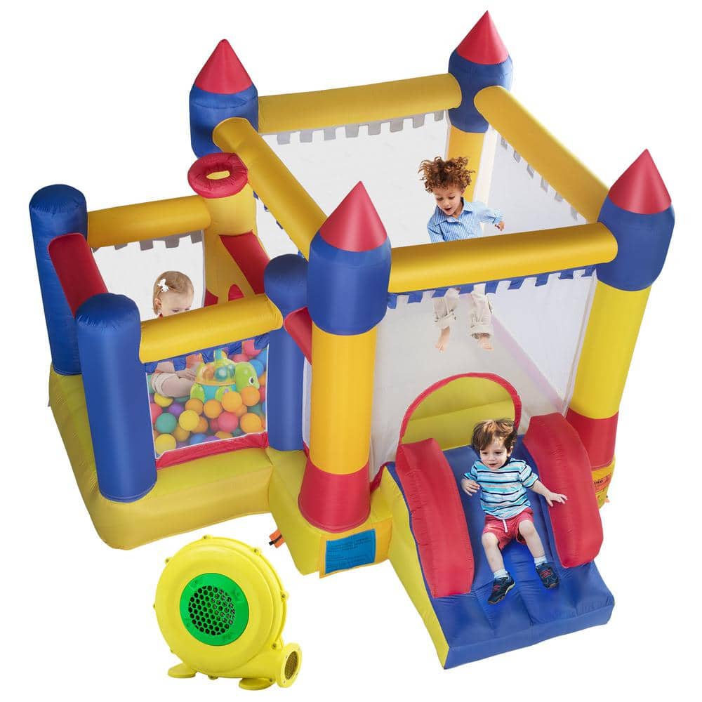 Nyeekoy Inflatable Bounce House Kids Jumper Slide Castle with Blower TH17P0167 TH17T0188 The Home Depot