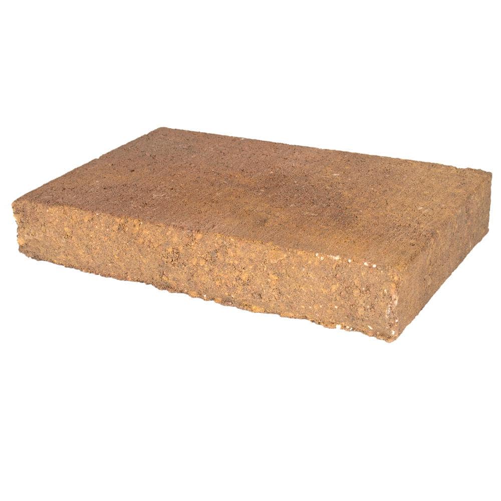 Natural Impressions 12 in. x 8 in. x 2 in. Harvest Blend Concrete ...