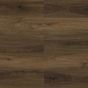 DOTFLOOR Golden Oak 12-MIL x 7.17 in. W x 48 in. L Click Lock ...