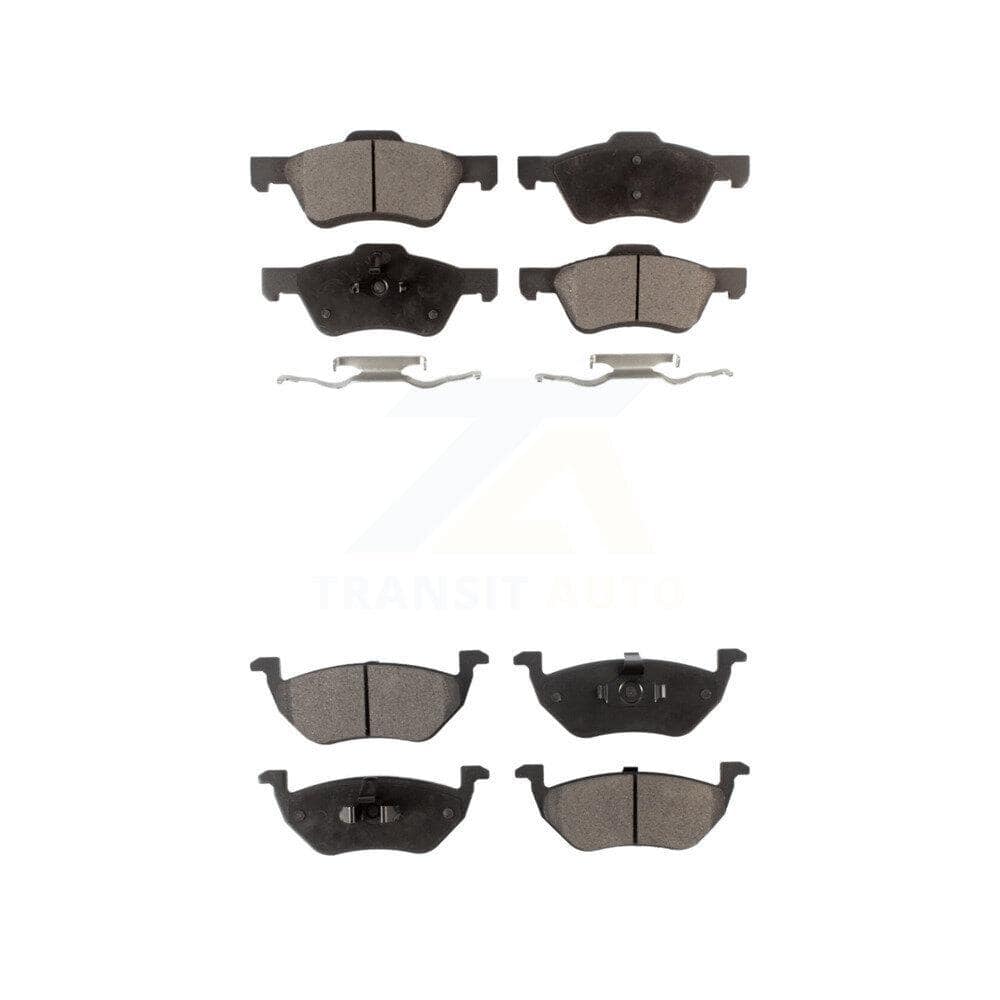 TEC Front Rear Ceramic Brake Pads Kit For Ford Escape Mercury Mariner ...