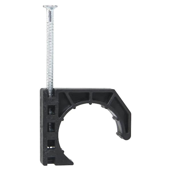 PLUMBFLEX 3/4 in. Half Clamp J-Hook with Nail for PEX Tubing Pipe ...
