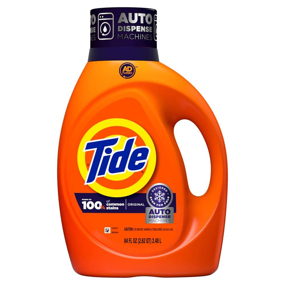 Tide Auto Dispense HE 84 fl. oz. Original Scent Liquid Laundry Detergent 003077213116 - The Home ...