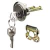 Defiant Satin Nickel Kwikset Rim Cylinder 70322 - The Home Depot
