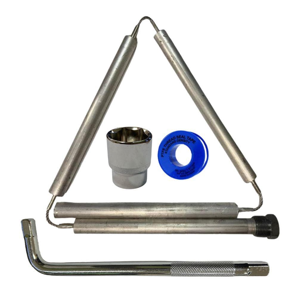 CMI inc 3/4 in. NPT x 44 in. Long 4-Section Magnesium Anode Rod M341444 ...