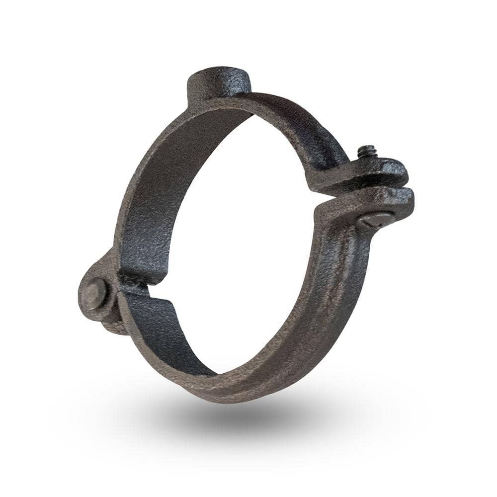 PLUMBFLEX 1 2 in. Hinged Split Ring Pipe Hanger in Uncoated Malleable Iron 12HSHB The Home Depot