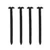 Grisham 4 in. One-Way Screws for Security Bar Window Guard (4-Pack ...