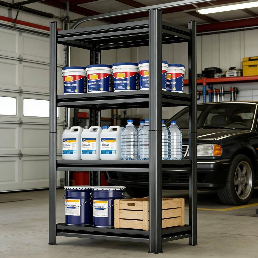 Tileon 5-Layers Flip Open Storage Box With Wheels, Movable Storage ...