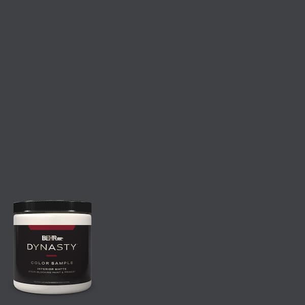 BEHR DYNASTY 8 oz. #750F-7 Deep Space Matte Stain-Blocking Interior ...